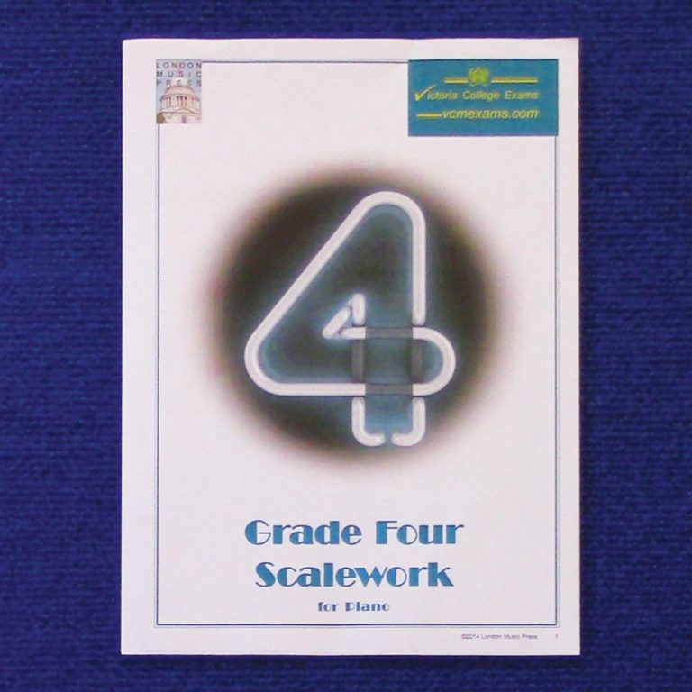 Grade Four Piano Scale Sheet - VCM Publications